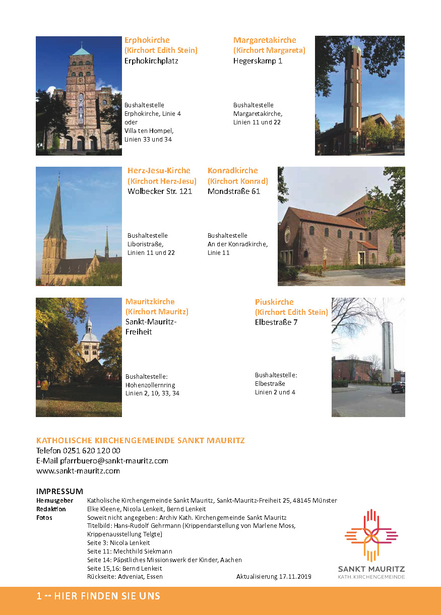 Die Advents- und Weihnachtszeit in Sankt Mauritz | Sankt Mauritz ...